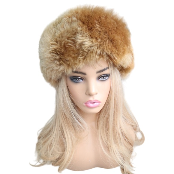 Unbranded | Accessories | Vintage Winter Faux Fur Hat Russian Cap ...